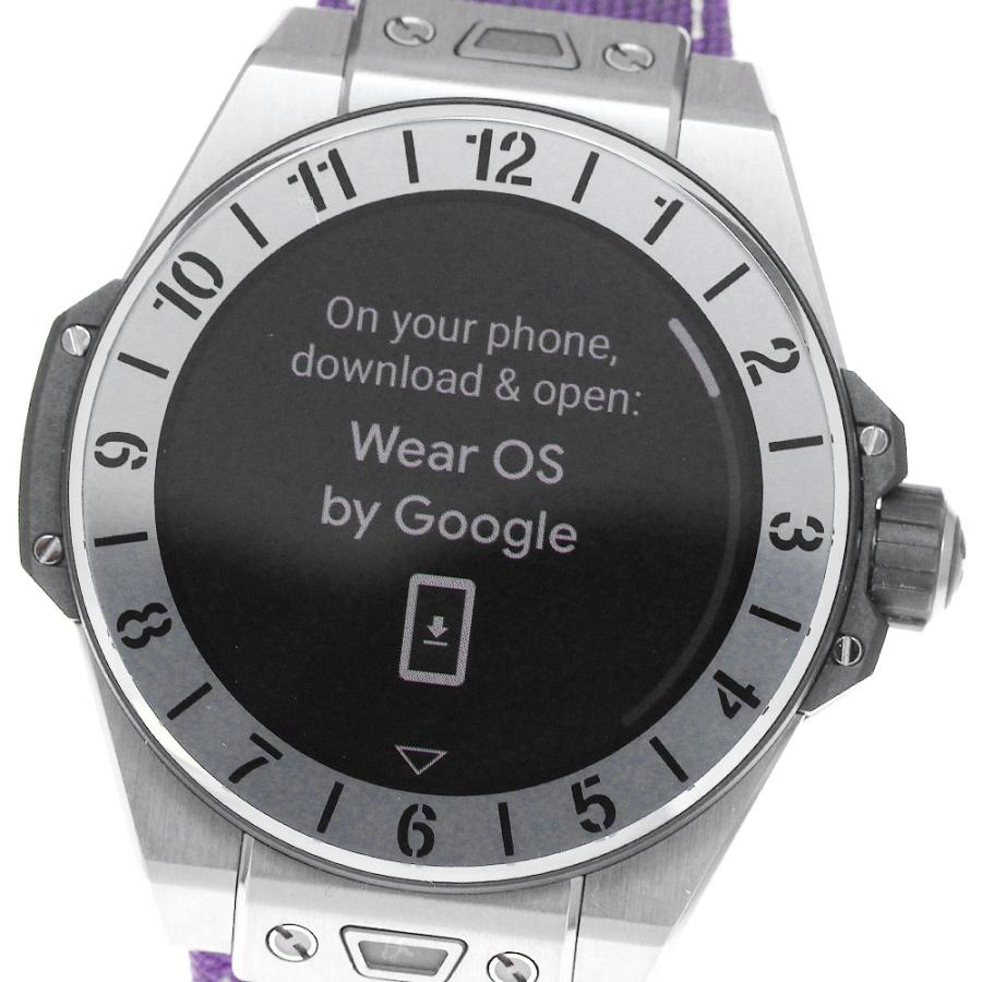 HUBLOT ウブロ 440.NX.1100.NR.PLW21 ビッグバンe チタニウム クォーツ メンズ 良品 箱付き_815530 ...