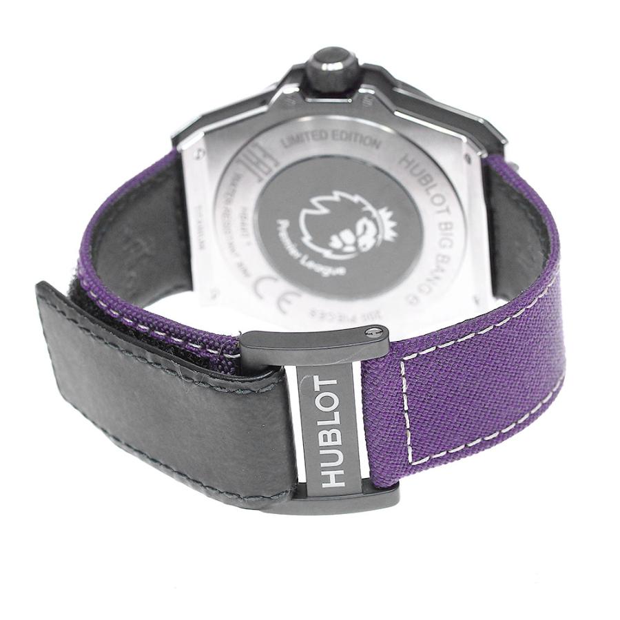 HUBLOT ウブロ 440.NX.1100.NR.PLW21 ビッグバンe チタニウム クォーツ メンズ 良品 箱付き_815530 ...