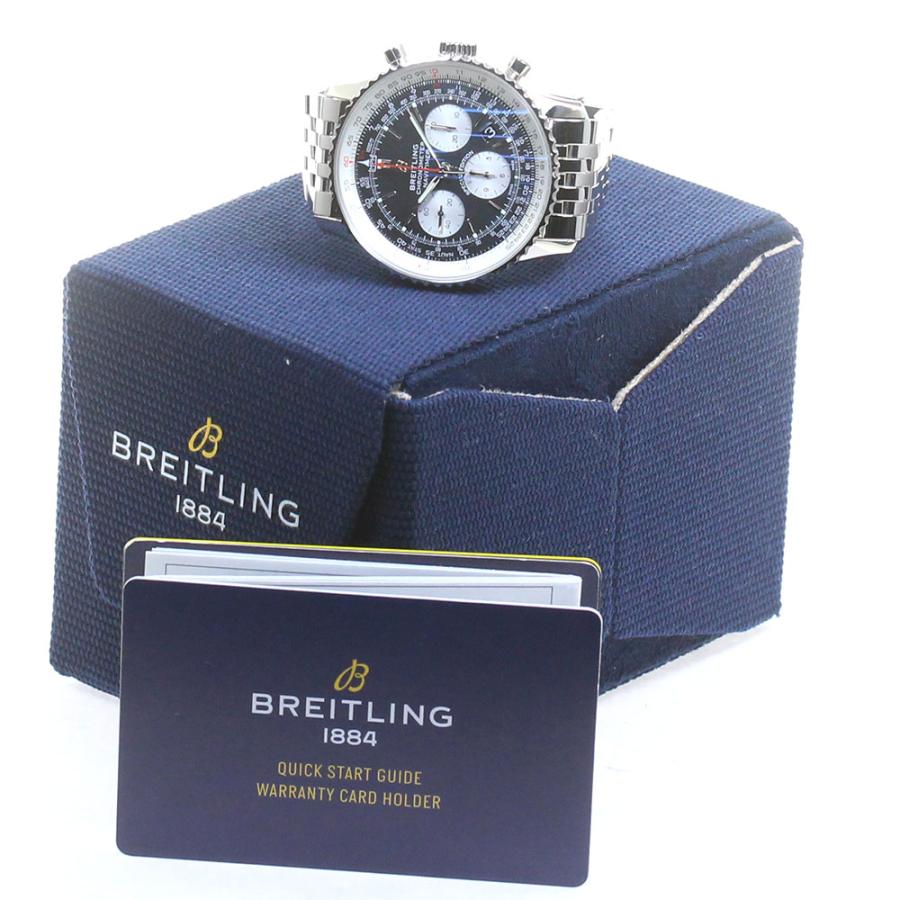 ブライトリング BREITLING AB0121 ナビタイマー 01 リミテッド クロノグラフ デイト 自動巻き メンズ 美品 内箱・保証書 ...