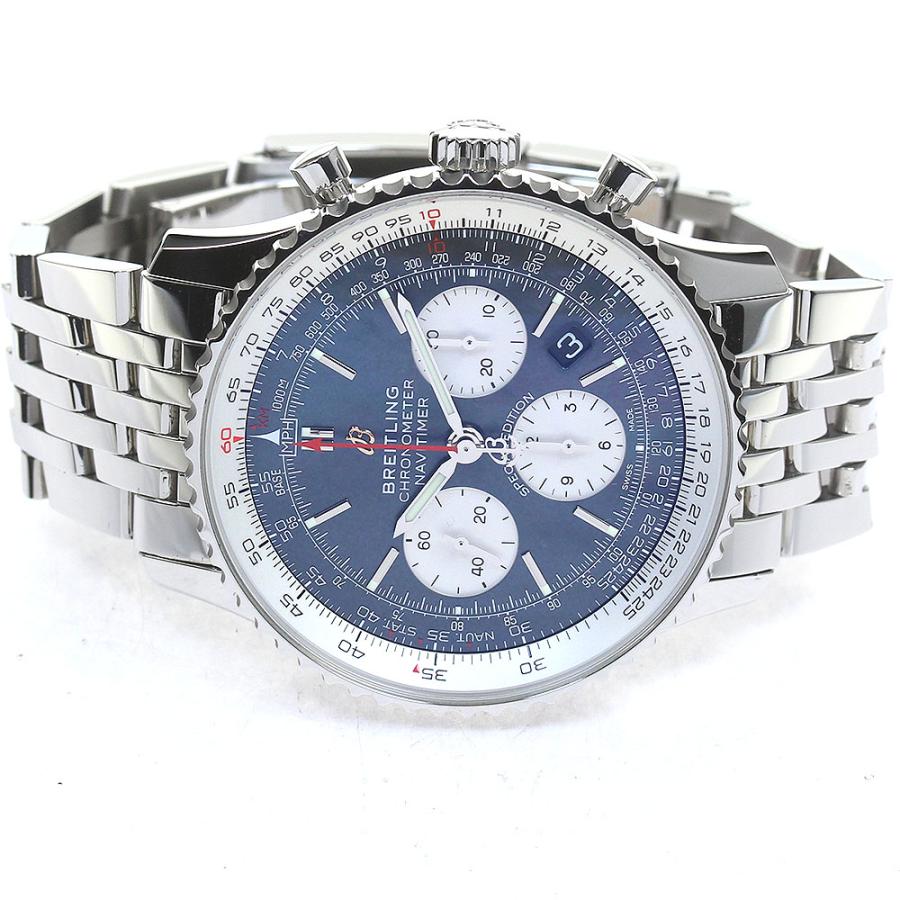 ブライトリング BREITLING AB0121 ナビタイマー 01 リミテッド クロノグラフ デイト 自動巻き メンズ 美品 内箱・保証書 ...