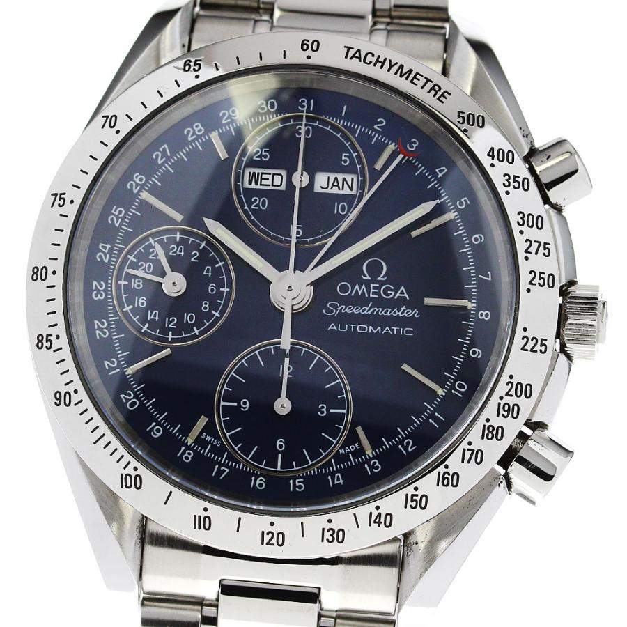 OMEGA オメガ 3521.80 スピードマスター トリプルカレンダー クロノグラフ 自動巻き メンズ 保証書付き_815638 ...