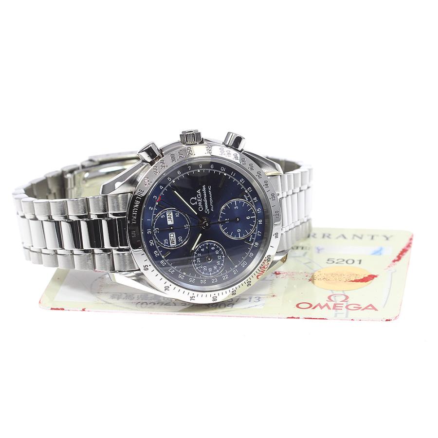 OMEGA オメガ 3521.80 スピードマスター トリプルカレンダー クロノグラフ 自動巻き メンズ 保証書付き_815638 ...