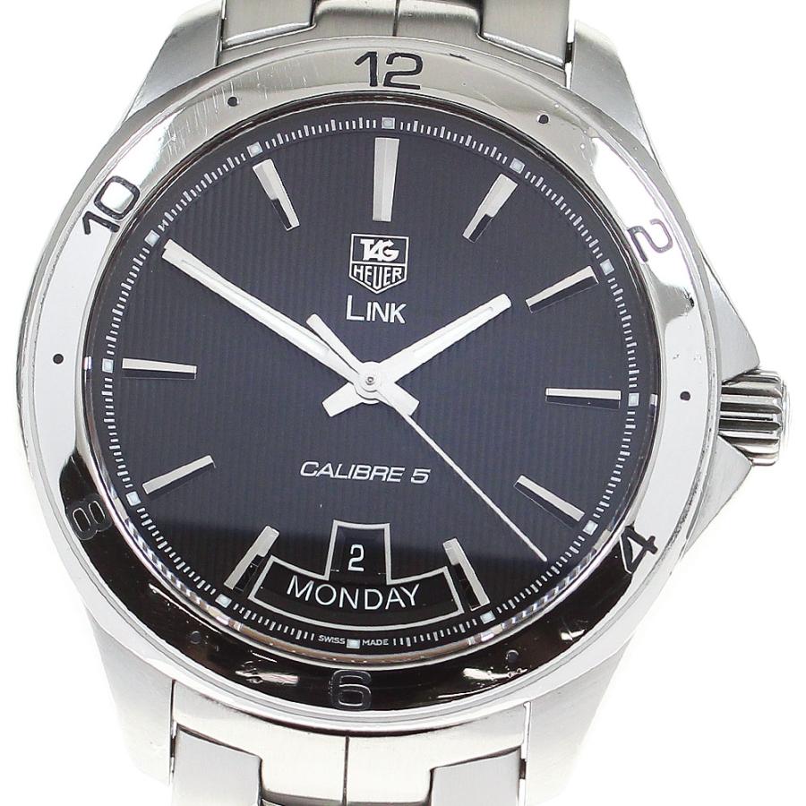 タグホイヤー TAG HEUER WAT2010-0 リンク キャリバー5 デイデイト 自動巻き メンズ 箱付き_815831 :815831 ...