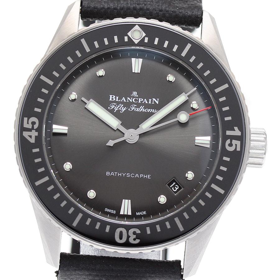 BLANCPAIN（ブランパン） Blancpain 5100B-1110-B52A フィフティ ファゾムス バチスカーフ デイト 自動巻き ...