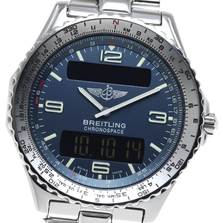 ブライトリング（BREITLING） BREITLING A56012.1 クロノスペース クォーツ メンズ 良品 _816312 : CLOSER Yahoo!ショップ - 通販 ...