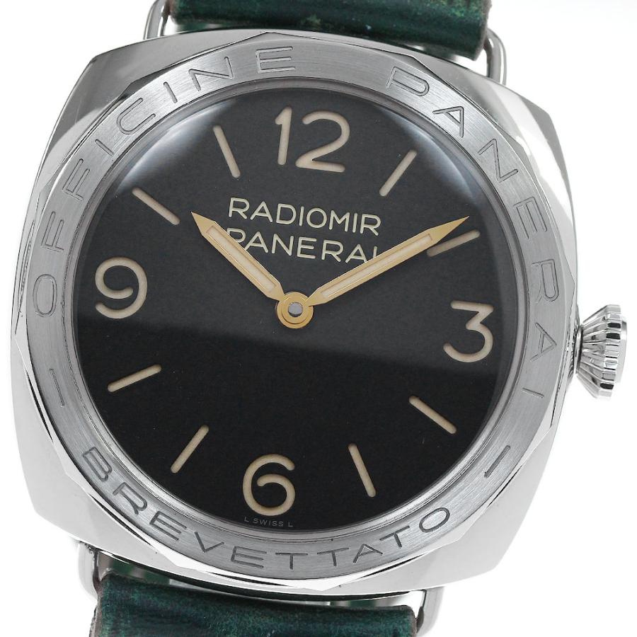 OFFICINE PANERAI パネライ PAM00685 ラジオミール 3Days アッチャイオ 手巻き メンズ _816486 ...