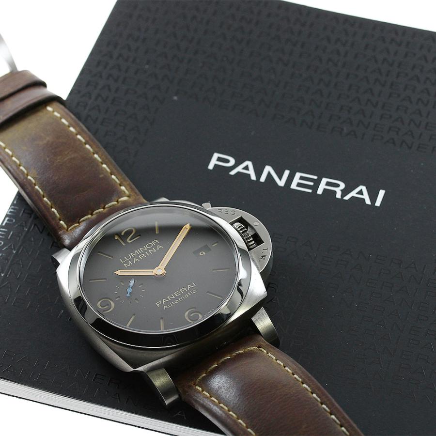OFFICINE PANERAI パネライ PAM01351 ルミノールマリーナ 1950 3デイズ 自動巻き メンズ _816500 ...