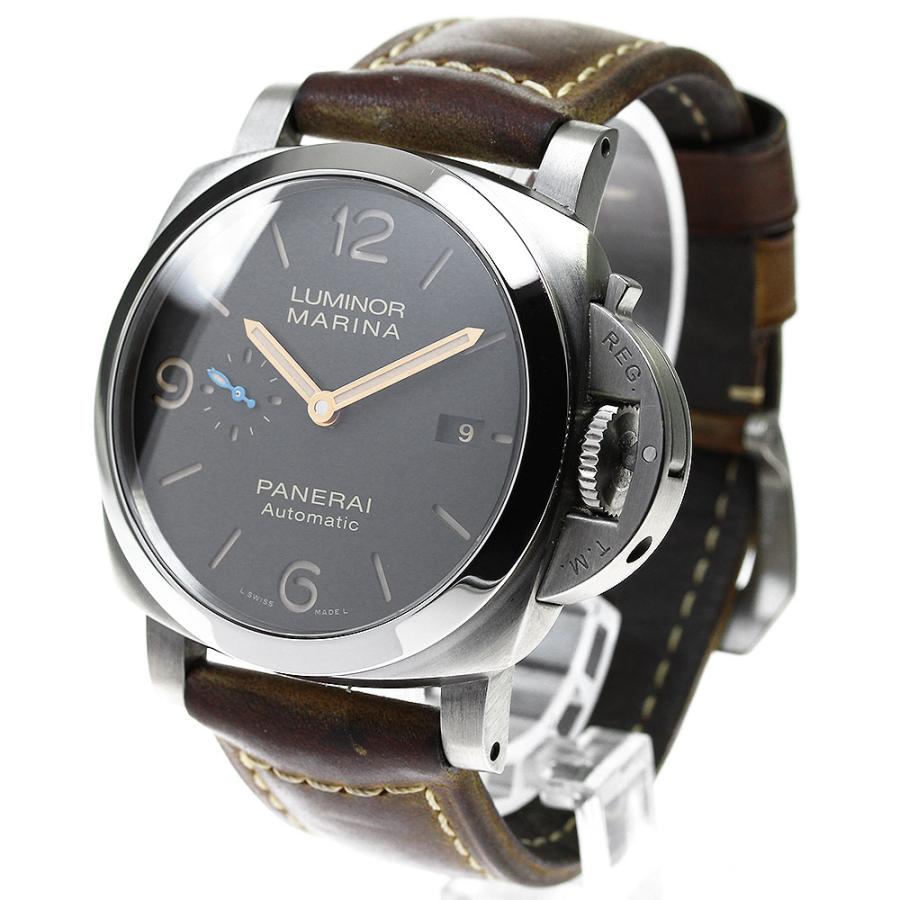 OFFICINE PANERAI パネライ PAM01351 ルミノールマリーナ 1950 3デイズ 自動巻き メンズ _816500 ...