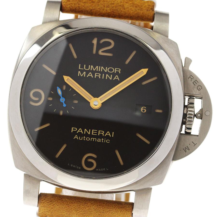 OFFICINE PANERAI パネライ PAM01351 ルミノールマリーナ 1950 3デイズ 自動巻き メンズ 良品 _816501 ...