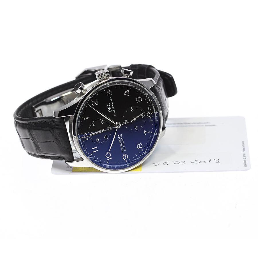IWC SCHAFFHAUSEN IW371447 ポルトギーゼ クロノグラフ 自動巻き メンズ 美品 保証書付き_816781 : CLOSER Yahoo!ショップ - 通販 ...