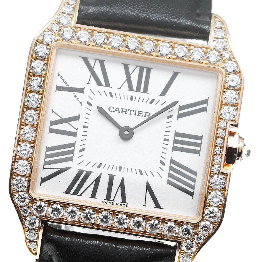 Cartier カルティエ CARTIER WH100351 サントスデュモン K18PG クォーツ メンズ _816788 : CLOSER ...