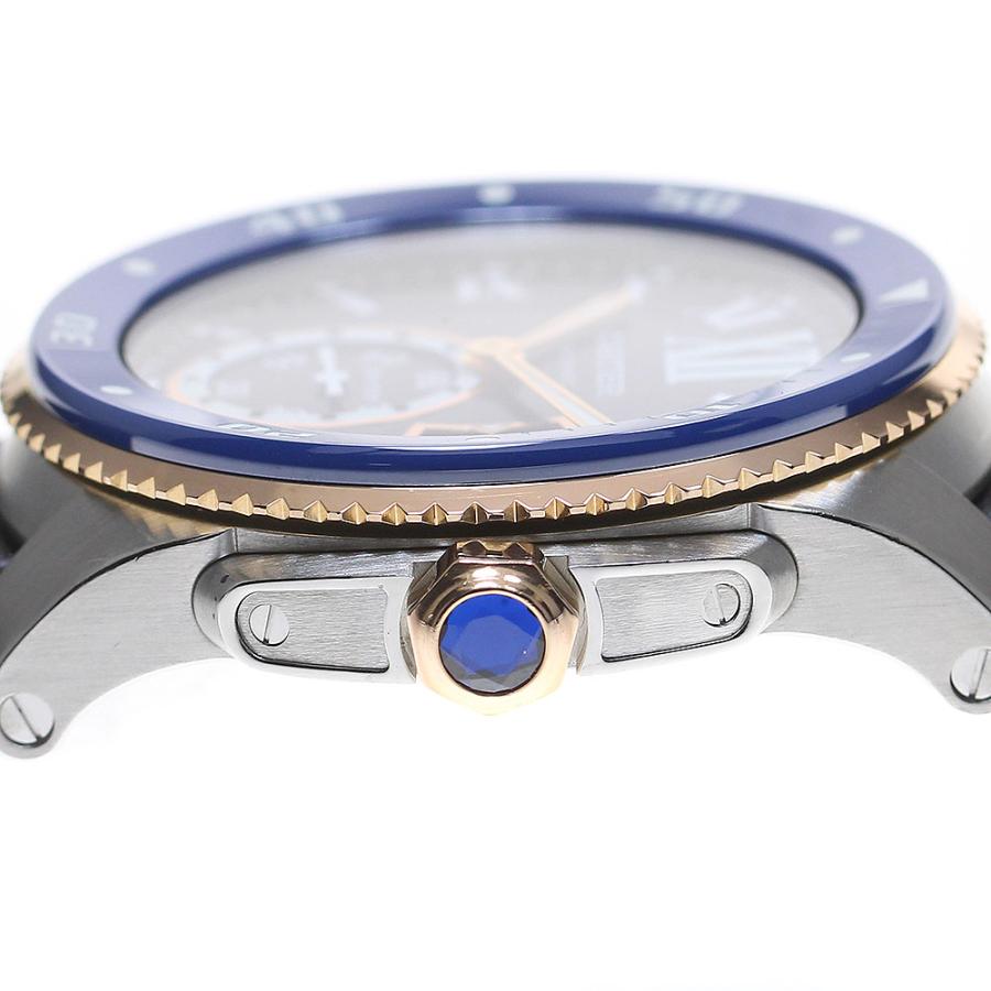 Cartier カルティエ CARTIER W2CA0008 カリブルドゥカルティエ ダイバー デイト 自動巻き メンズ 保証書付き ...