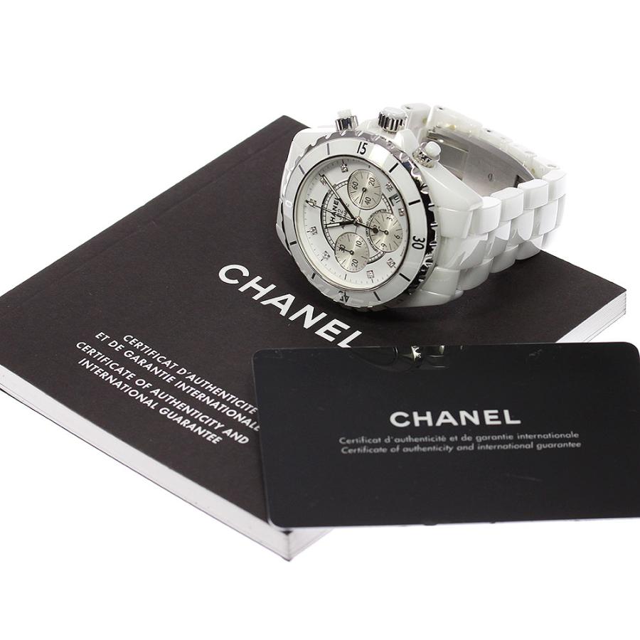 シャネル CHANEL H2009 J12 9Pダイヤ クロノグラフ 自動巻き メンズ 保証書付き_817234 :817234:CLOSER ...