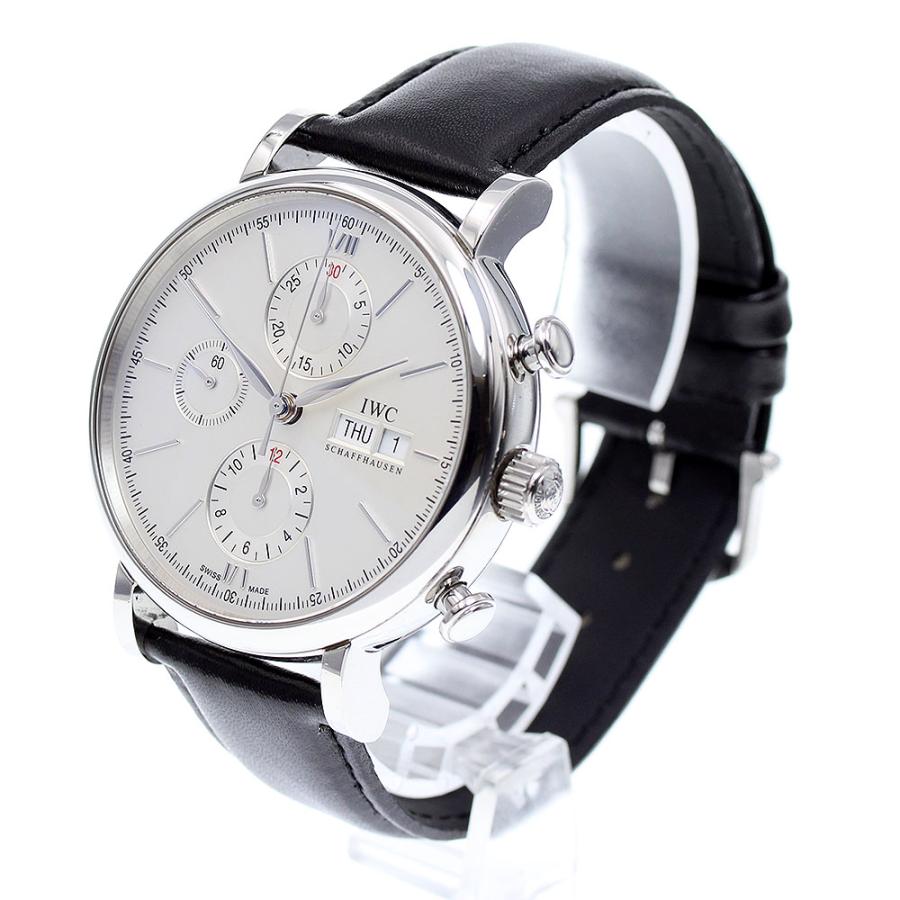 IWC SCHAFFHAUSEN IW391007 ポートフィノ クロノグラフ デイデイト 自動巻き メンズ 良品 保証書付き_817416 ...