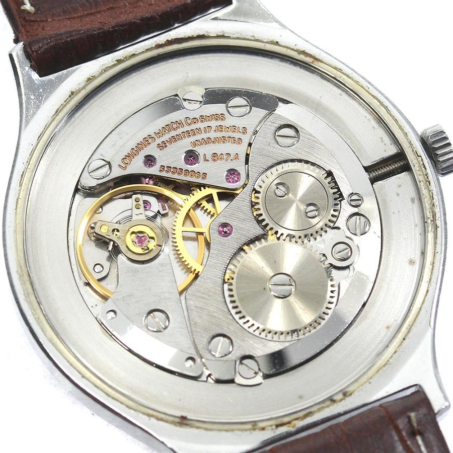 LONGINES ロンジン cal.L847.4 手巻き メンズ _818550 : CLOSER Yahoo!ショップ - 通販 - Yahoo!ショッピング