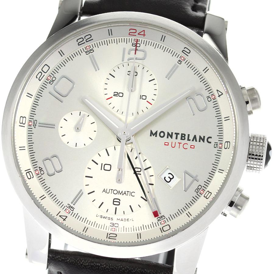 MONTBLANC（筆記具、時計） モンブラン MONTBLANC 7263 タイムウォーカー クロノボイジャー UTC 自動巻き メンズ 良品 _819014【ev10】 : CLOSER ...