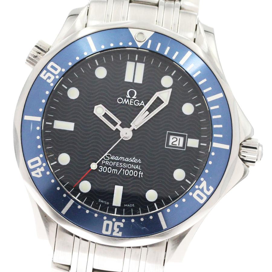 OMEGA オメガ 2541.80 シーマスター300 デイト クォーツ メンズ _819147 : CLOSER Yahoo!ショップ ...