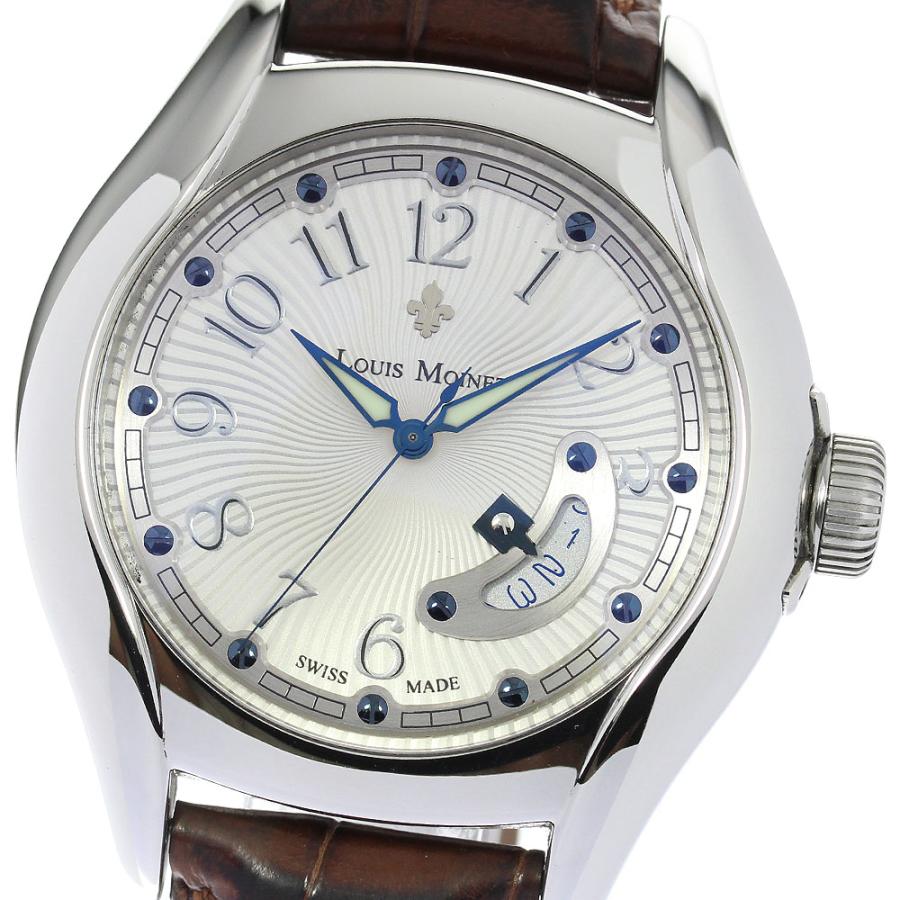 ルイ・モネ LOUIS MOINET LM106-09 ダトスコープ 60本限定 自動巻き メンズ 美品 箱・保証書付き_819374 ...