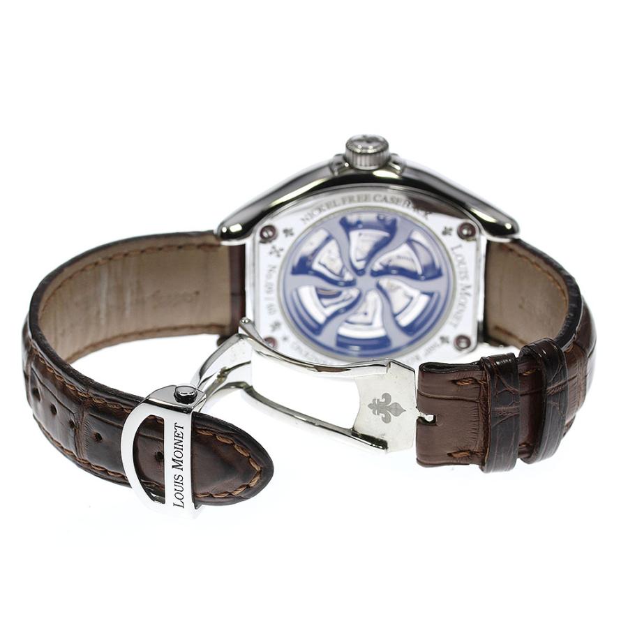 ルイ・モネ LOUIS MOINET LM106-09 ダトスコープ 60本限定 自動巻き メンズ 美品 箱・保証書付き_819374 ...