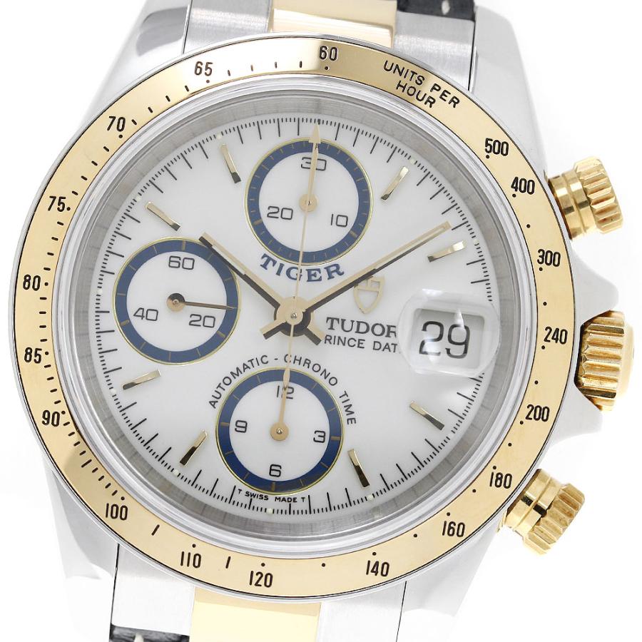 TUDOR（チューダー） チュードル TUDOR 79273 プリンスデイト クロノタイム タイガー クロノグラフ 自動巻き メンズ ...