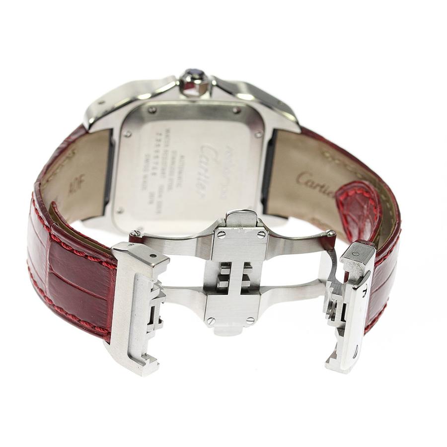 Cartier カルティエ CARTIER W20106X8 サントス100MM 自動巻き ボーイズ 良品 _819569 : CLOSER ...