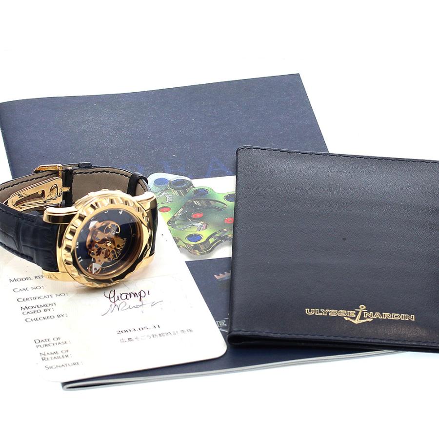 ユリス・ナルダン Ulysse Nardin 016-88 フリーク トゥールビヨン K18PG 手巻き メンズ 保証書付き_819691 : 819691 : CLOSER Yahoo ...