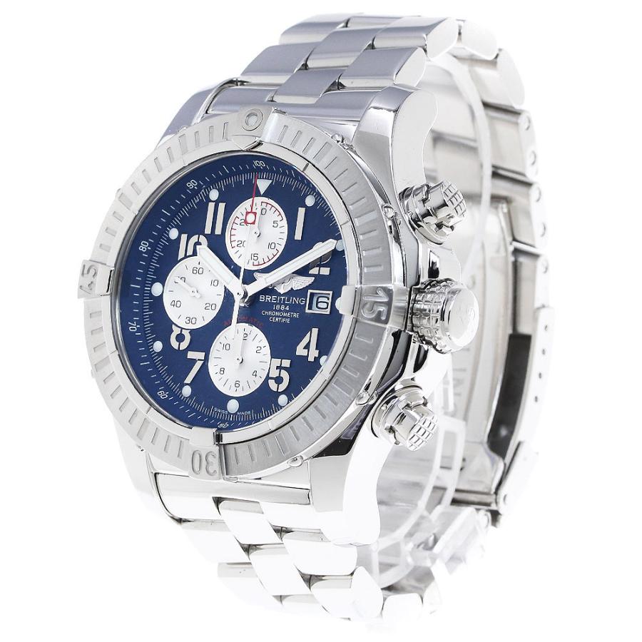 ブライトリング（BREITLING） BREITLING A13370 スーパーアベンジャー クロノグラフ デイト 自動巻き メンズ 保証書 ...