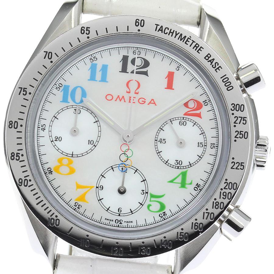 OMEGA オメガ 3836.70.36 スピードマスター オリンピック タイムレス コレクション クロノグラフ 自動巻き メンズ ...