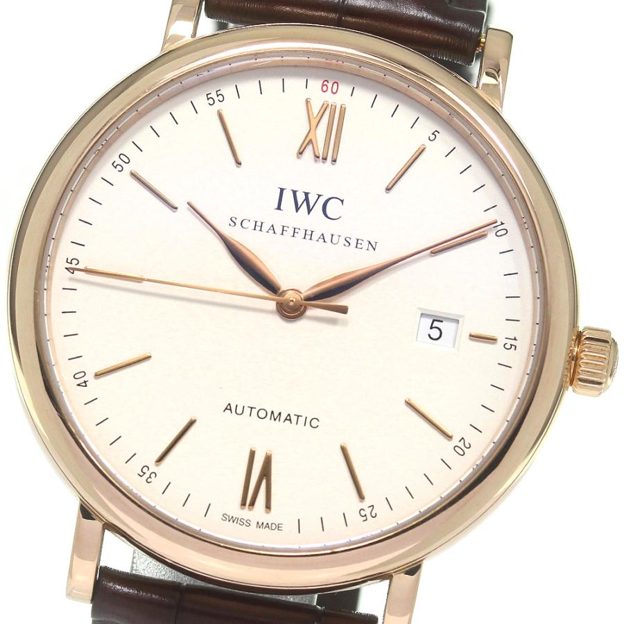 IWC SCHAFFHAUSEN IW356504 ポートフィノ K18PG 自動巻き メンズ _820289 : CLOSER Yahoo ...