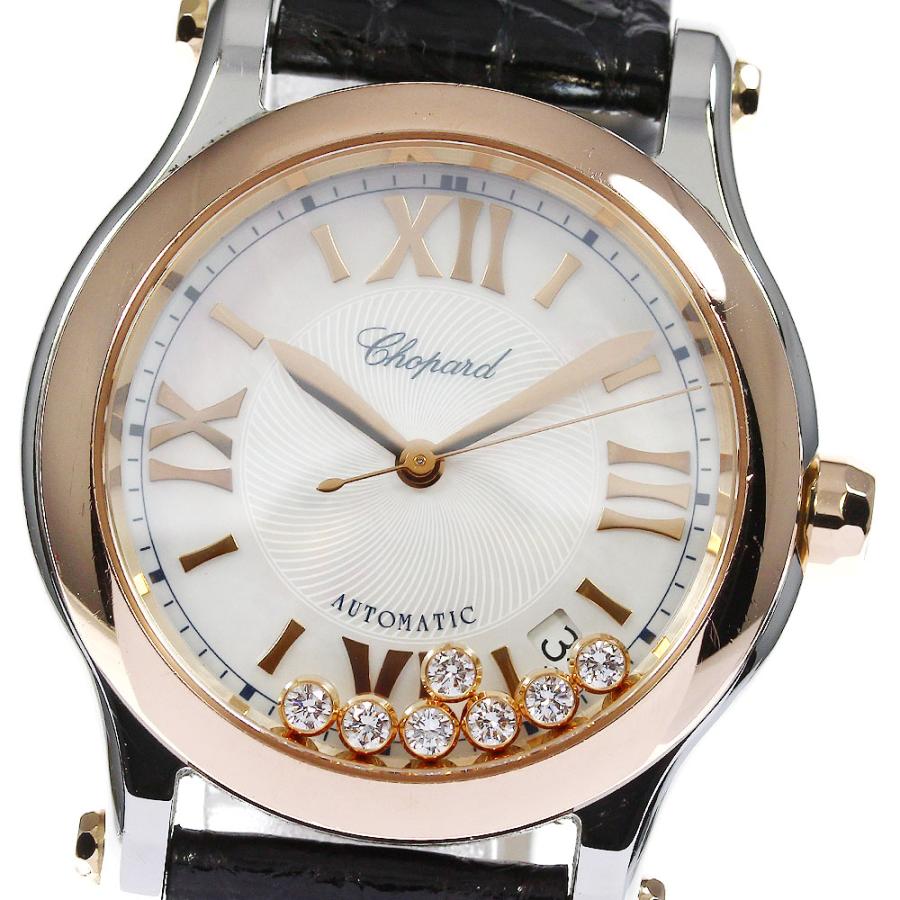 ショパール Chopard 8559 ハッピースポーツ PGベゼル 7Pダイヤ 自動巻き メンズ _820420 :820420:CLOSER Yahoo!ショップ - 通販 - Yahoo ...