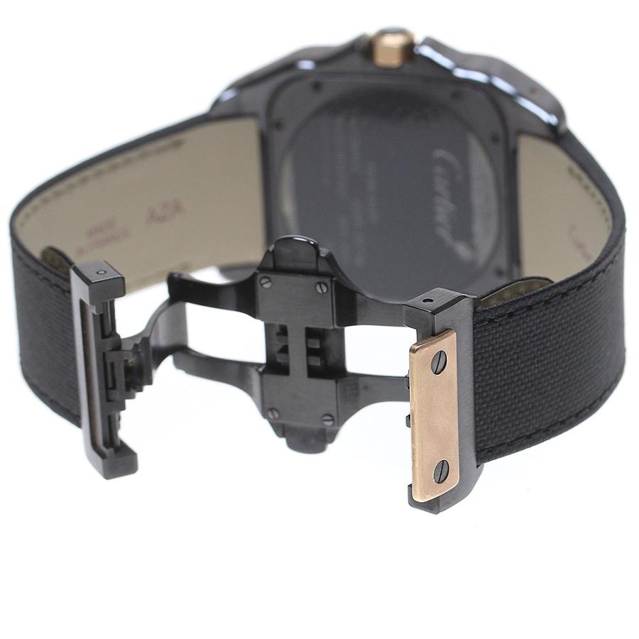 Cartier（カルティエ） CARTIER W2020009 サントス100LM カーボン 自動巻き メンズ 美品 _820803 ...