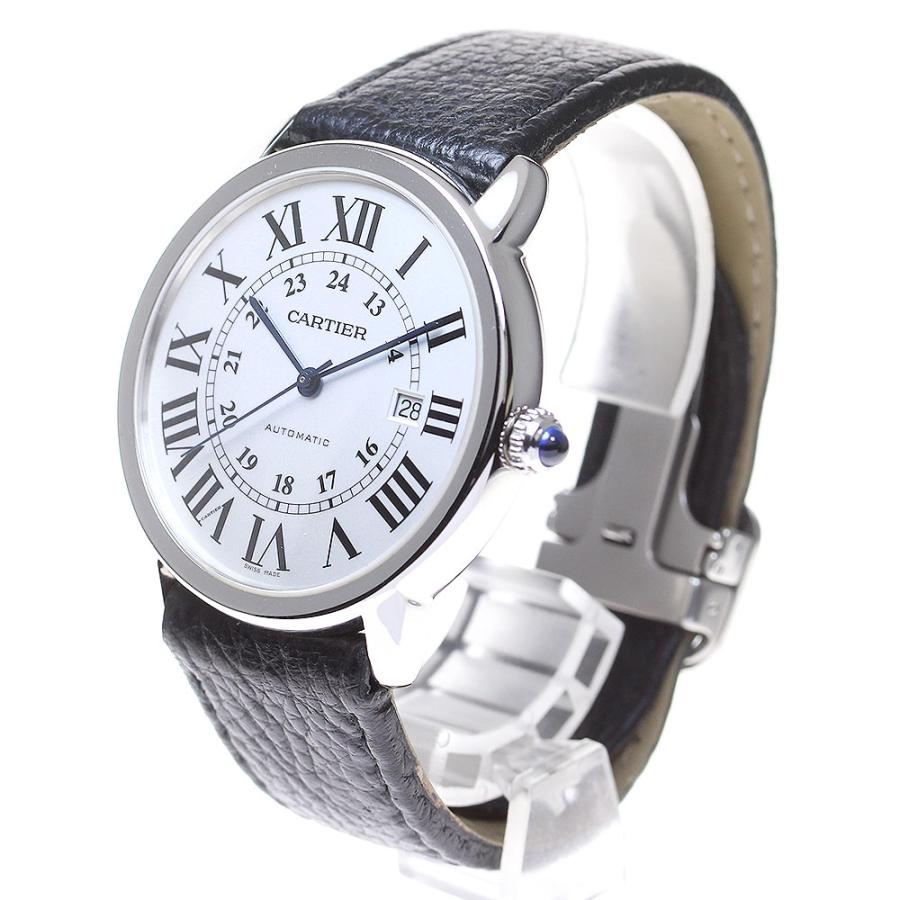 Cartier カルティエ CARTIER W6701010 ロンドソロXL デイト 自動巻き メンズ _820908 : CLOSER ...