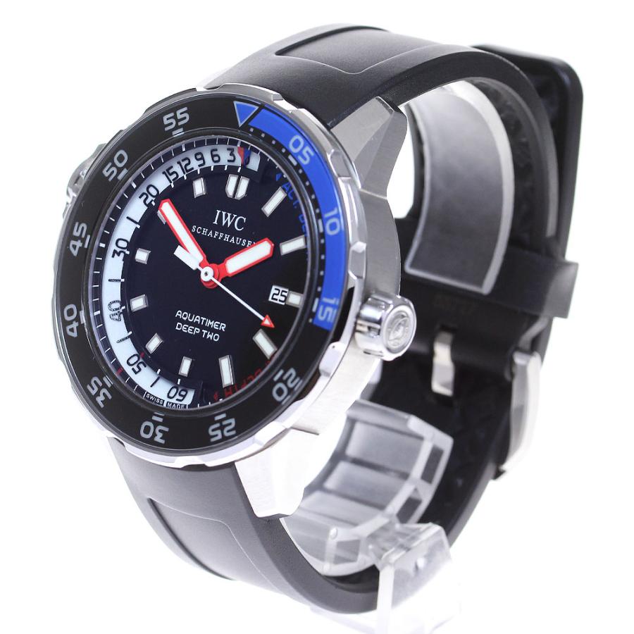 IWC IWC SCHAFFHAUSEN IW354702 アクアタイマー ディープツー デイト 自動巻き メンズ 保証書付き_821087 ...