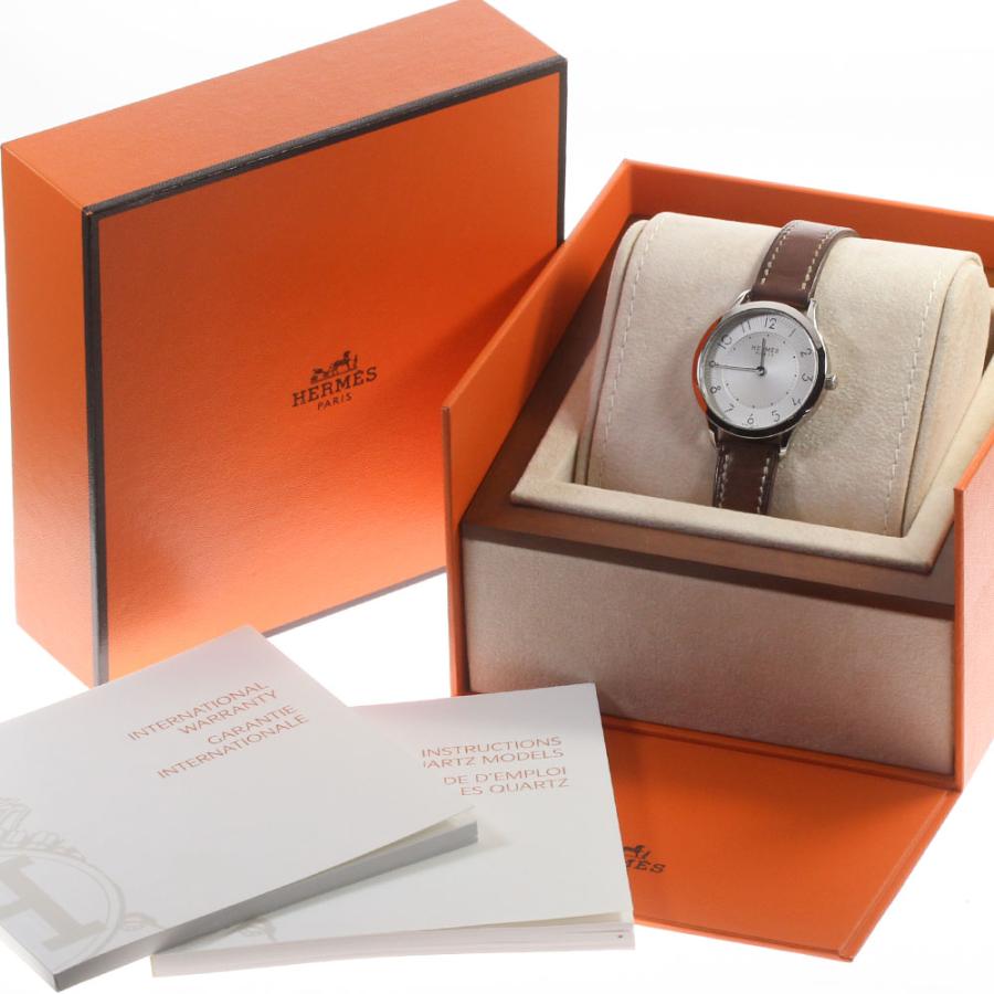 HERMES エルメス CA2.210 スリム ドゥ クォーツ レディース 内箱・保証書付き_821204 : CLOSER Yahoo!ショップ - 通販 - Yahoo!ショッピング