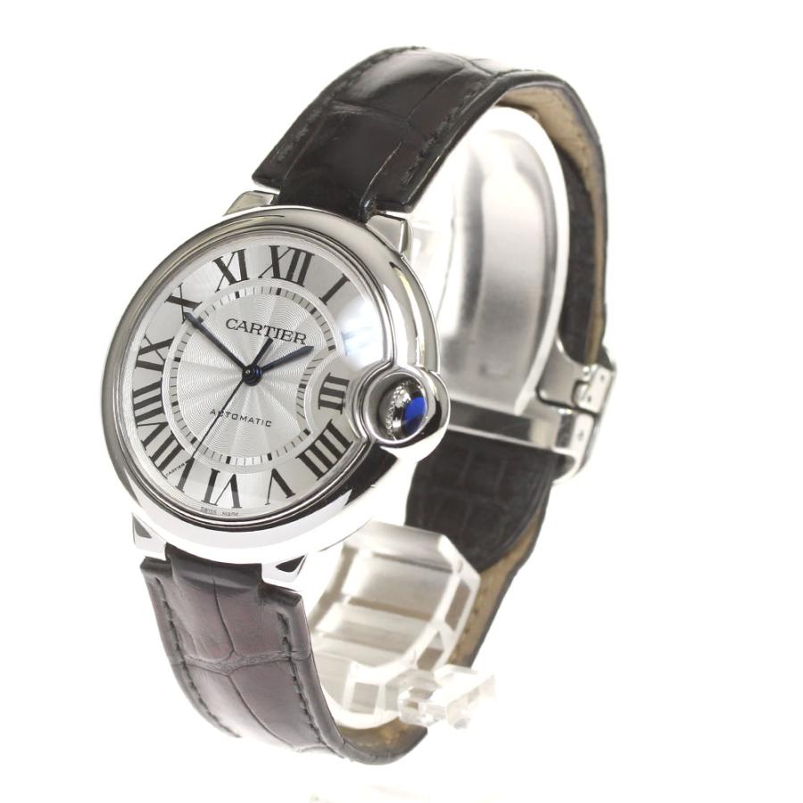 Cartier カルティエ CARTIER W69017Z4 バロンブルー 36mm 自動巻き ボーイズ 保証書付き_821246【ev10 ...