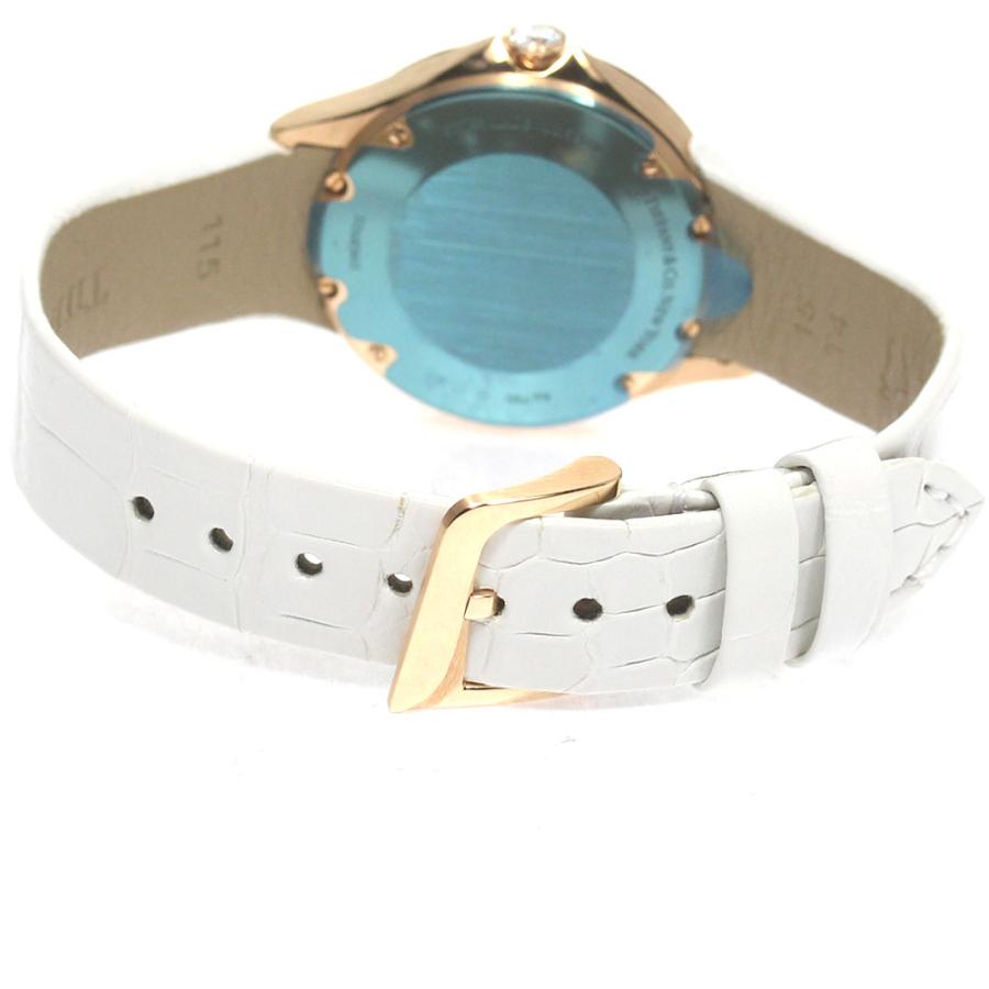 TIFFANY&Co. ティファニー 60874891 メトロ K18PG ダイヤベゼル＆リューズ 8P クォーツ レディース 良品 _821408 : CLOSER Yahoo!ショップ ...