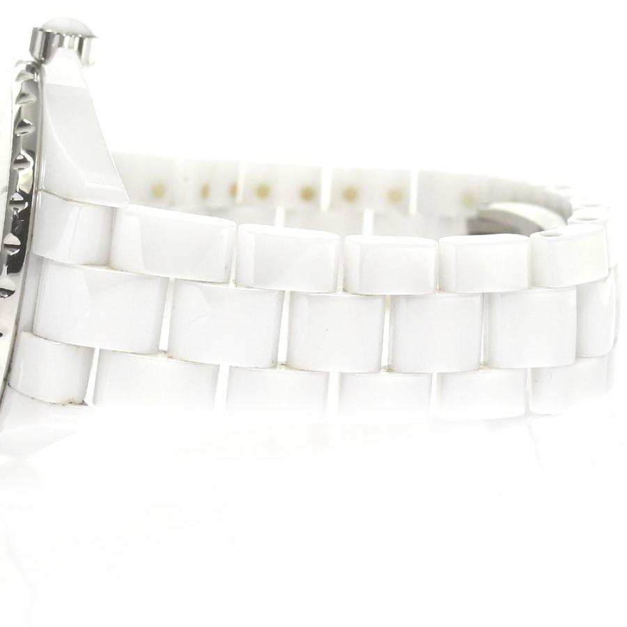 CHANEL シャネル H2125 J12 ホワイトセラミック 38MM 11Pダイヤ クォーツ メンズ _821420 : CLOSER ...