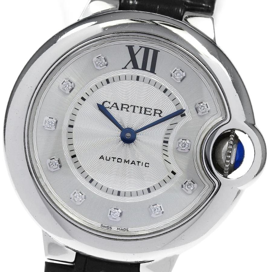 カルティエ CARTIER W4BB0009 バロンブルー 11Pダイヤモンド 自動巻き レディース _821719 :821719 ...