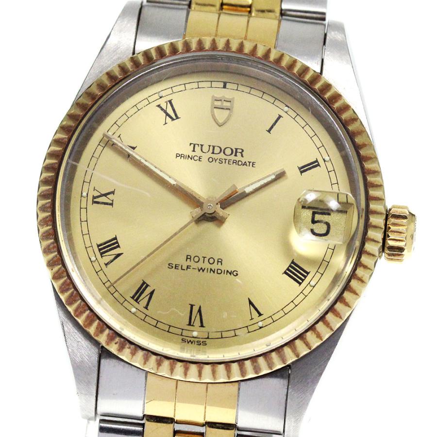 TUDOR チュードル 72033 プリンスオイスターデイト YGベゼル 自動巻き ボーイズ _821996 : CLOSER Yahoo ...