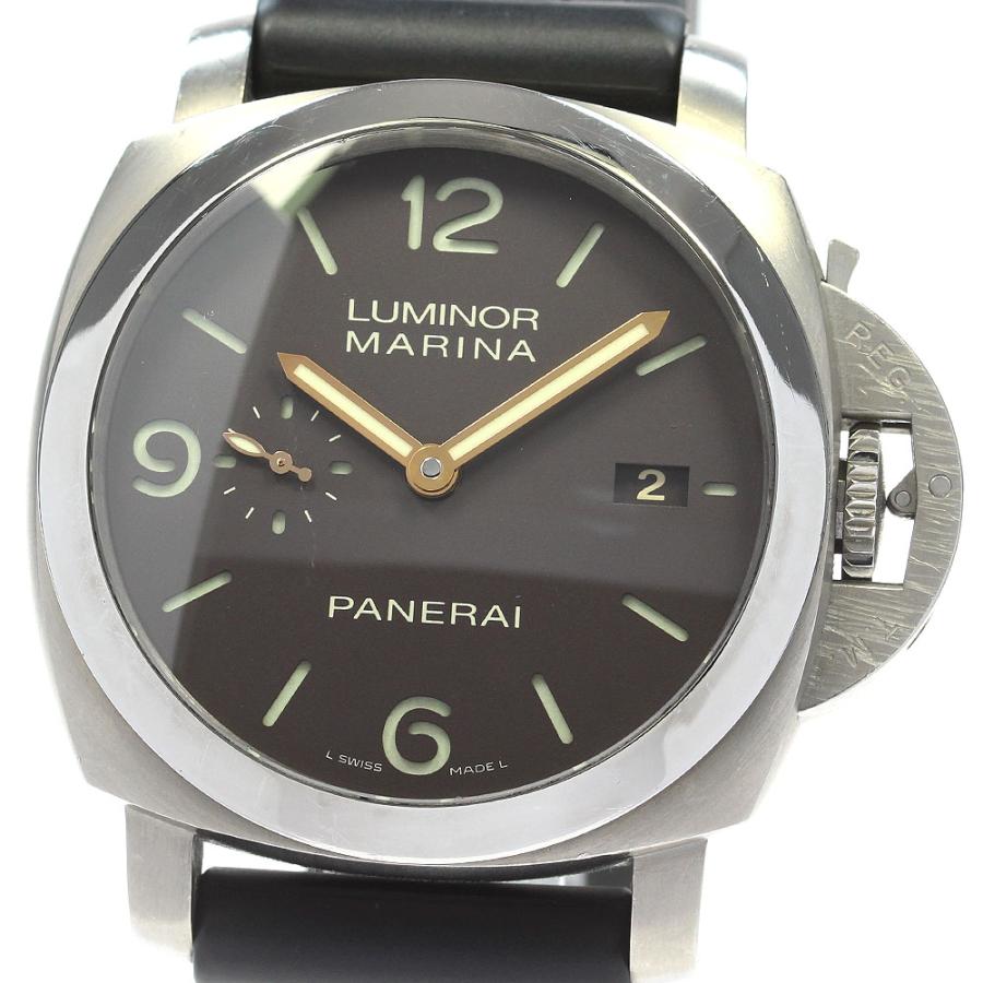 OFFICINE PANERAI パネライ PAM00351 ルミノールマリーナ1950 3デイズ デイト 自動巻き メンズ 保証書付き ...