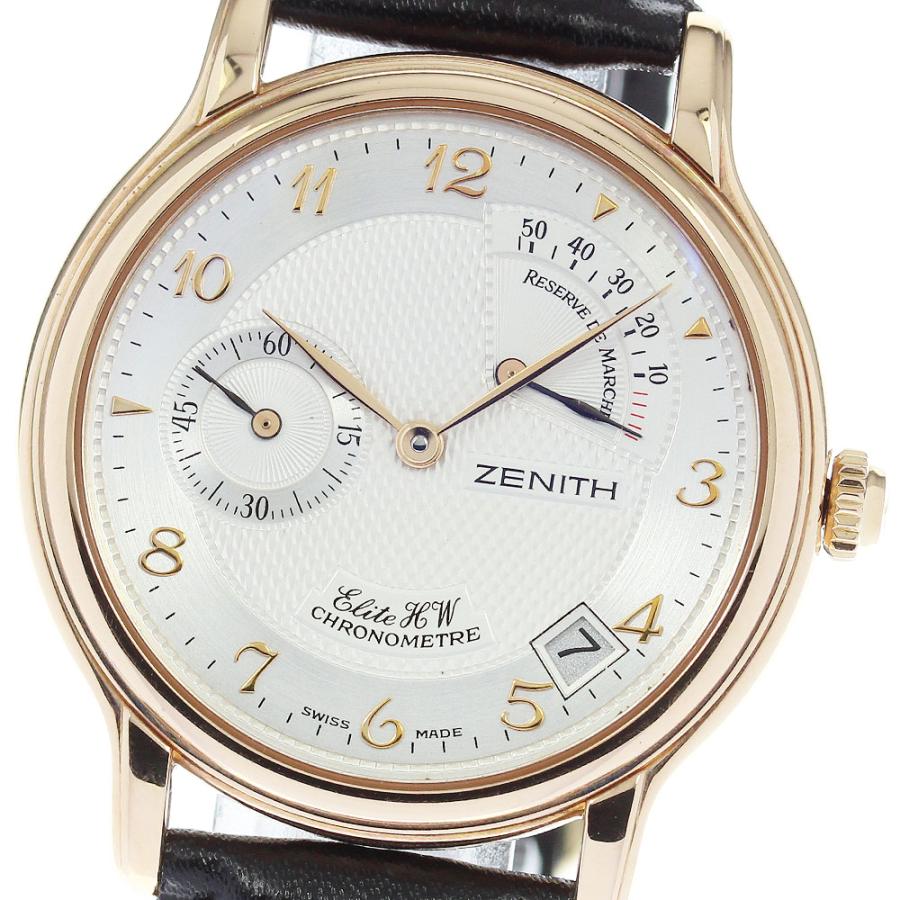 ZENITH（時計） ゼニス ZENITH 17.0240.655 エリート K18PG 手巻き メンズ _822041 : CLOSER Yahoo!ショップ - 通販 - Yahoo!ショッピング