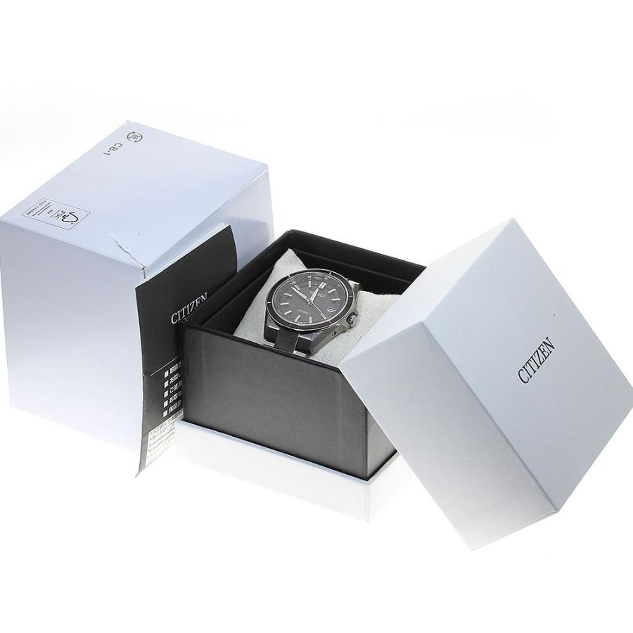 CITIZEN シチズン CB3030-76E/H128-001R701 アテッサ ソーラー電波 メンズ 極美品 箱・保証書付き_822155 ...