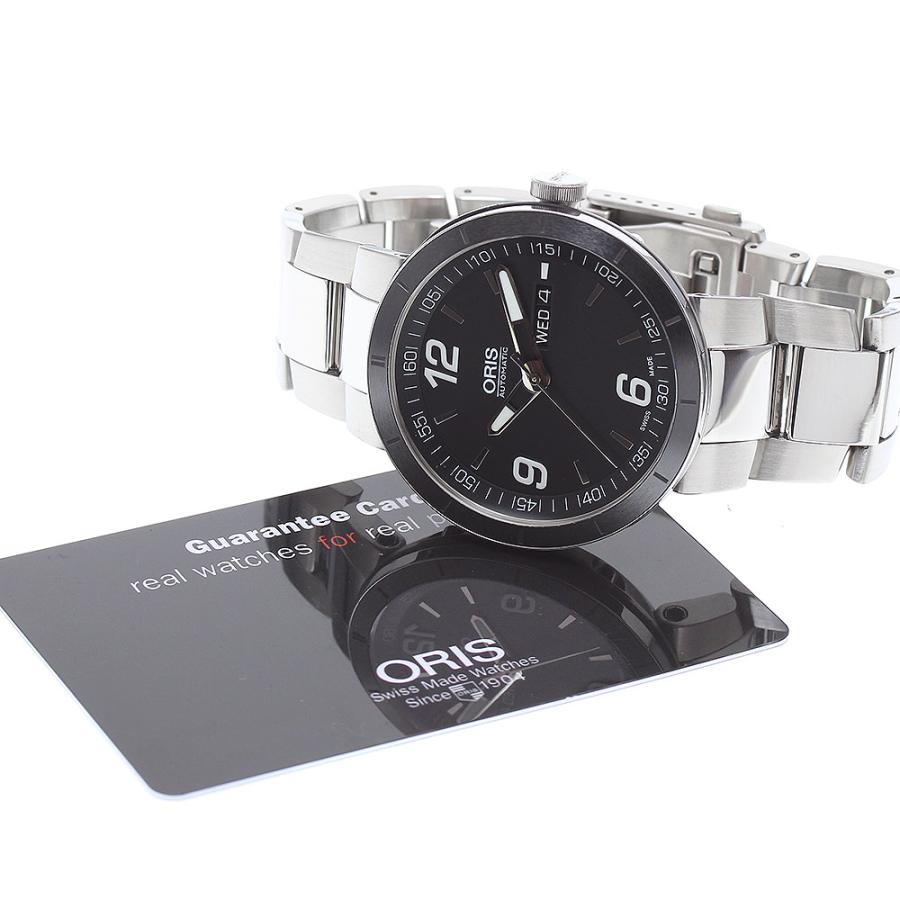 ORIS オリス 01 735 7651 4174-07 8 25 10 デイデイト 自動巻き メンズ 良品 保証書付き_822821 ...