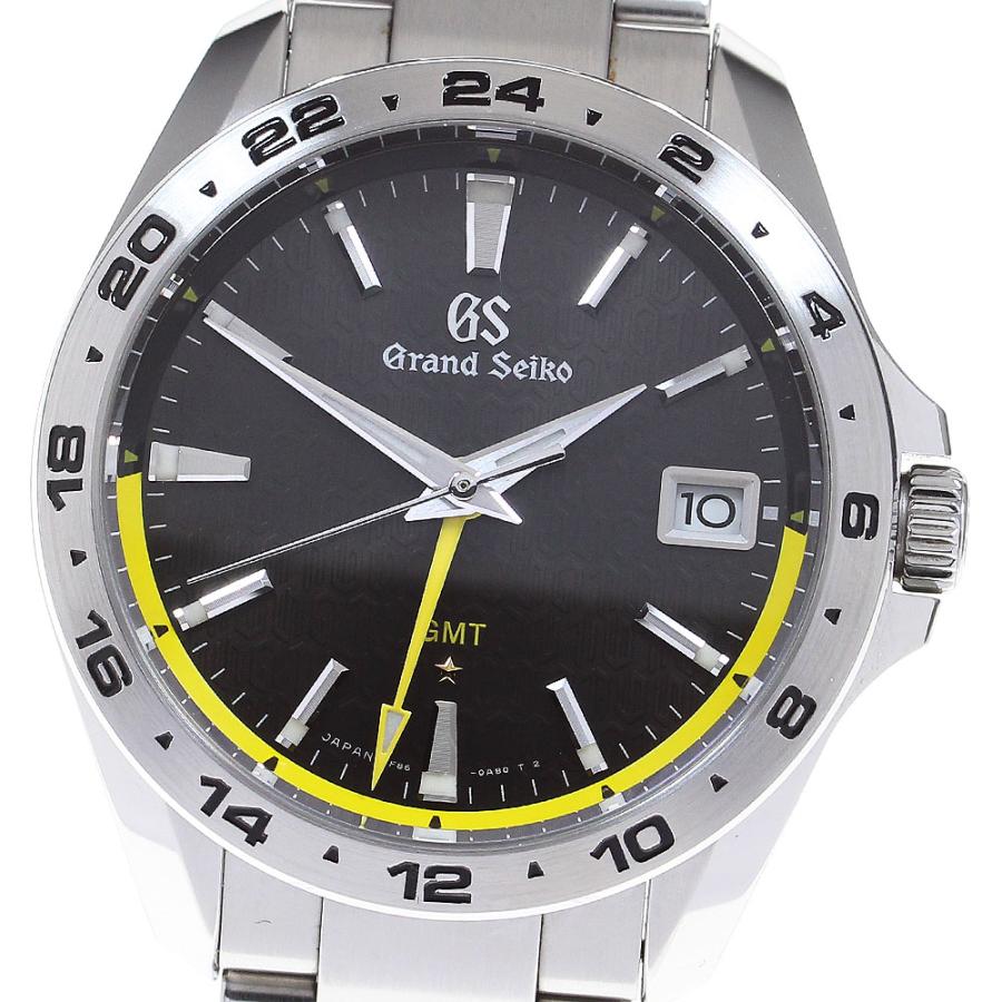 SEIKO セイコー SBGN001/9F86-0AA0 グランドセイコー キャリバー9F 25周年記念モデル GMT クォーツ メンズ 良品 ...