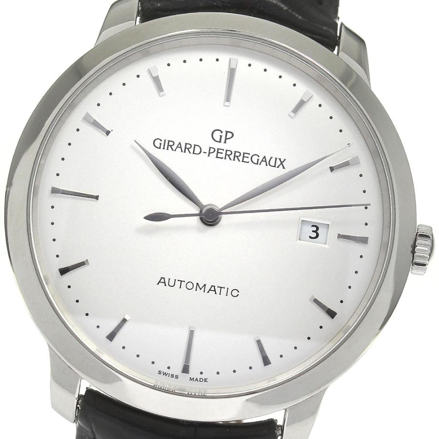 ジラール・ペルゴ GIRARD PERREGAUX 49555-11-131-BB60 1966 40mm ヌーシャテル天文台100周年記念賞 自動巻き メンズ 保証書付き_823381 ...