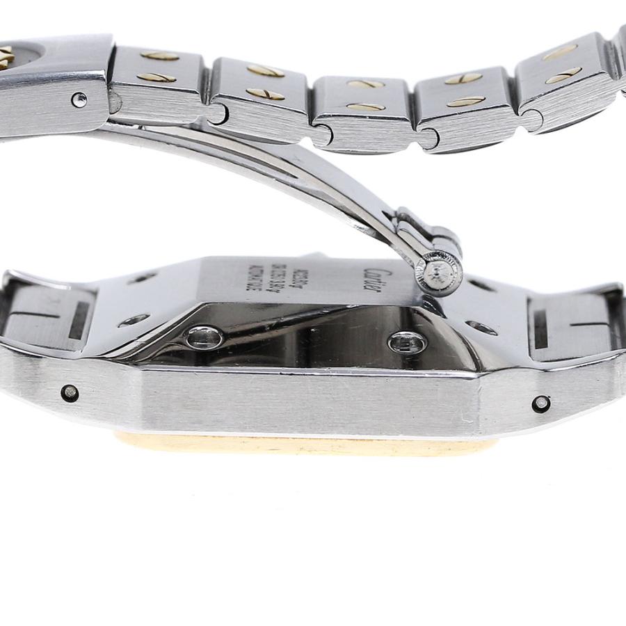 Cartier（カルティエ） CARTIER 81036283 サントスガルベLM YGコンビ 自動巻き メンズ _823536 ...