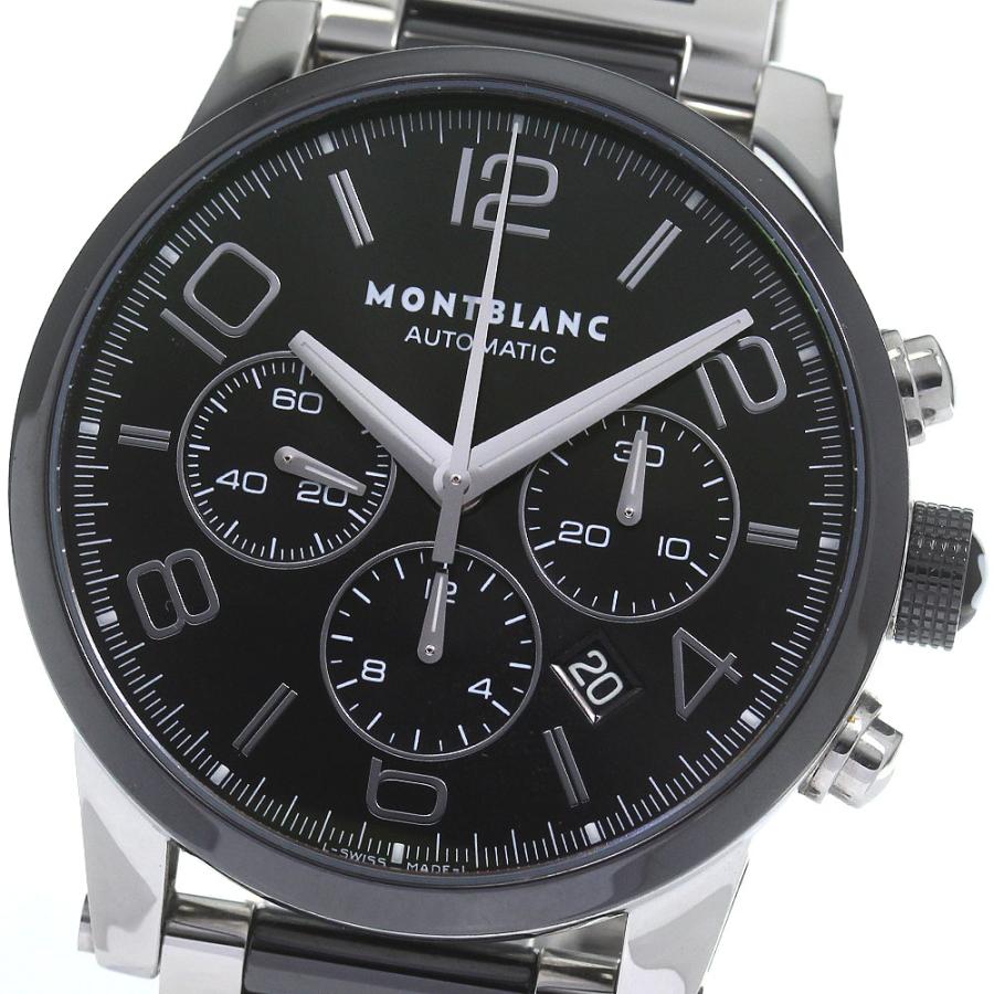 MONTBLANC（筆記具、時計） モンブラン MONTBLANC 7141 タイムウォーカー クロノグラフ 自動巻き メンズ 良品 _823727 : CLOSER Yahoo!ショップ ...