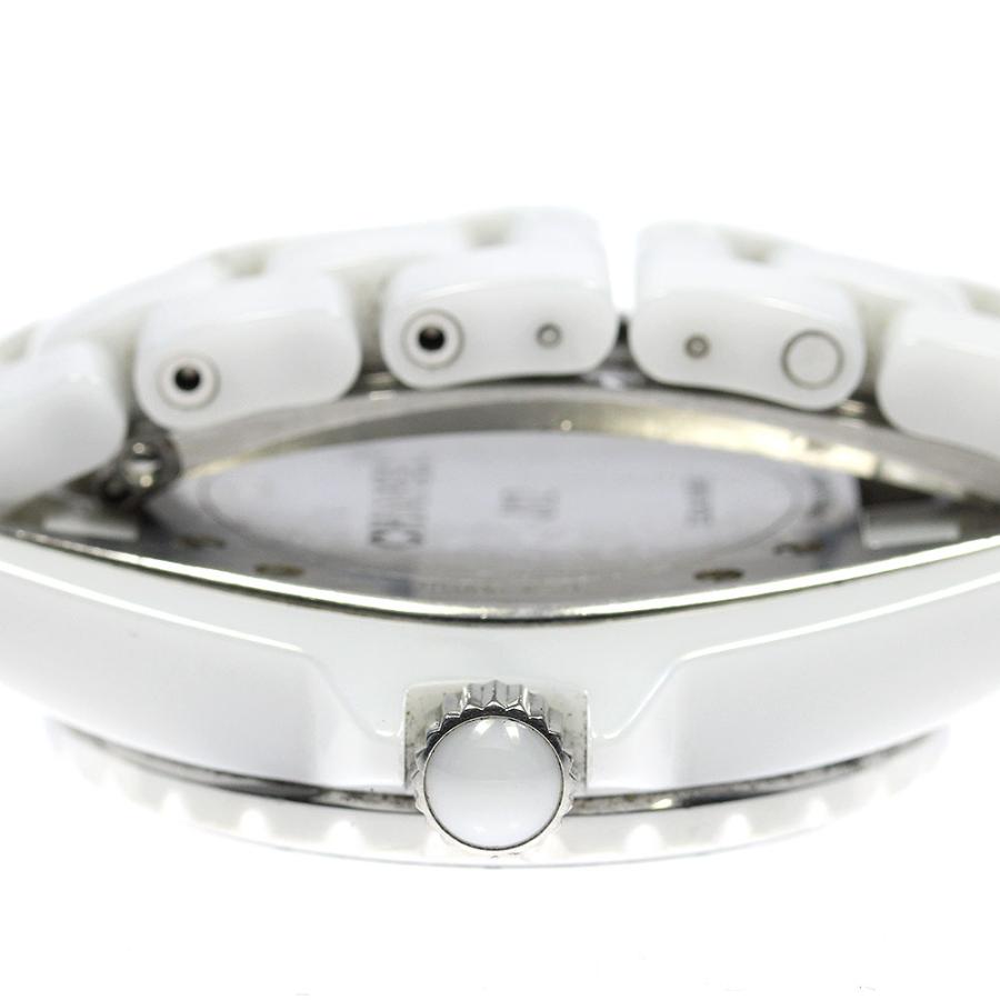 シャネル CHANEL H2422 J12 33mm 白セラミック 8Pダイヤ クォーツ レディース _823913 :823913 ...