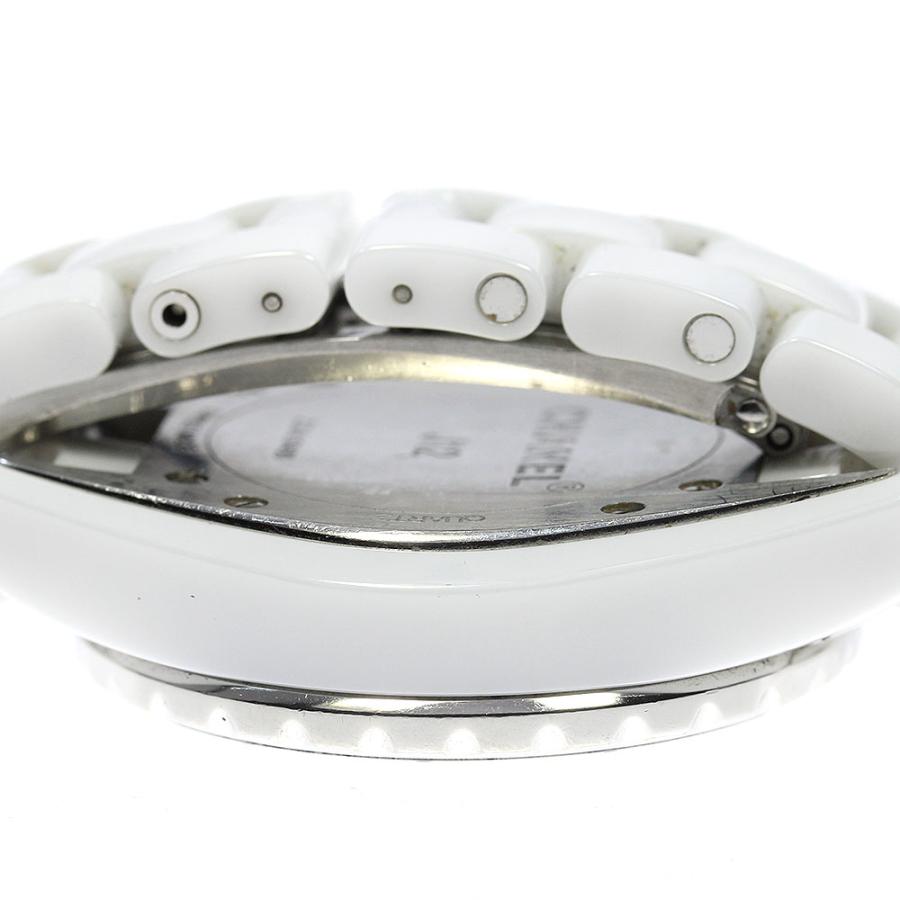シャネル CHANEL H2422 J12 33mm 白セラミック 8Pダイヤ クォーツ レディース _823913 :823913 ...