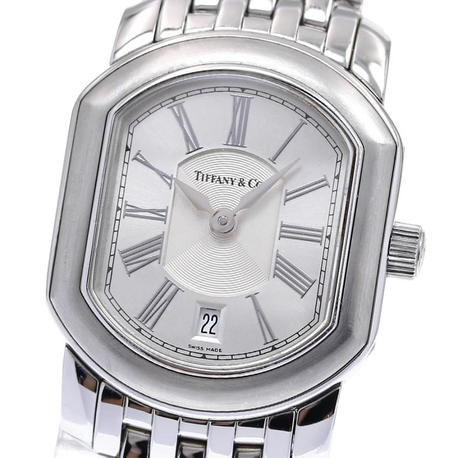 TIFFANY&Co. ティファニー マーククーペ デイト クォーツ レディース _824170 : CLOSER Yahoo!ショップ - 通販 - Yahoo!ショッピング